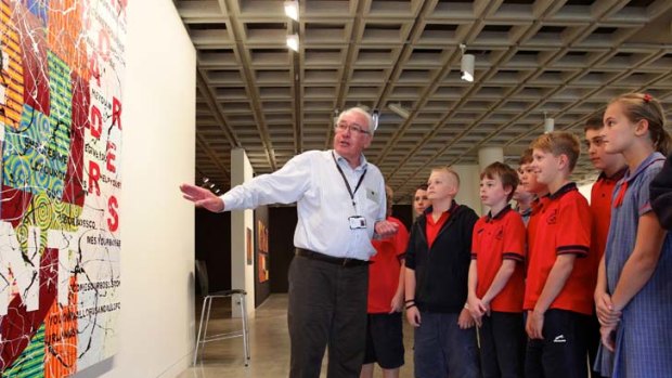 Volunteers of all sorts guided by love of art