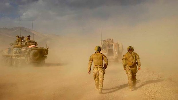 Troops prepare to leave Oruzgan