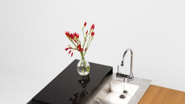 Ana Arana's Gali compact kitchen unit is so small it fits into a box