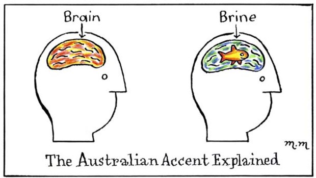It's all English, but vowels ain't voils