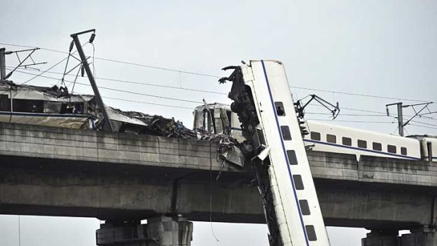 Bullet trains collision leaves 33 dead