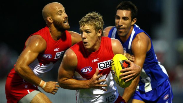 Swans give Longmire something to smile about