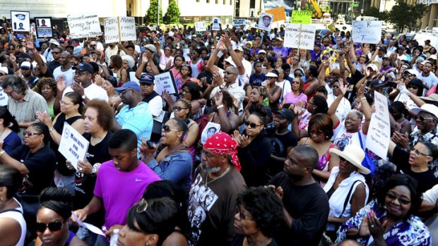 Rallies in 100 US cities for Trayvon Martin