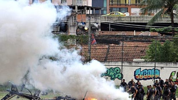 Rio hunts chopper attackers, fearful for Olympic image