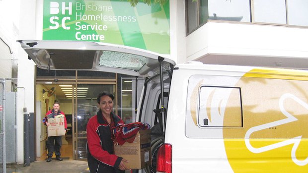 Brisbane's homeless feel the chill
