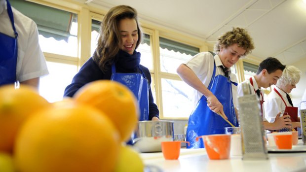 Food tech classes a recipe for good health