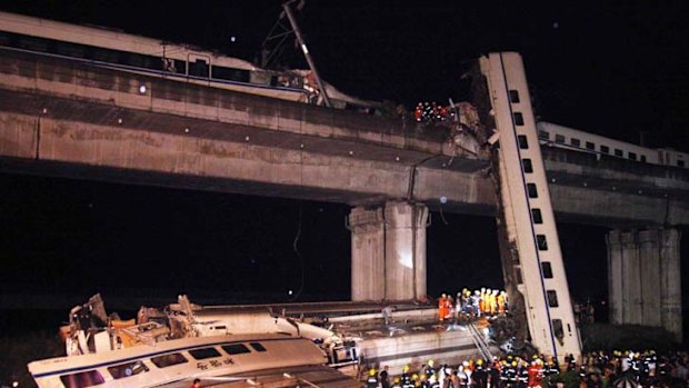 China bullet train collision leaves 35 dead