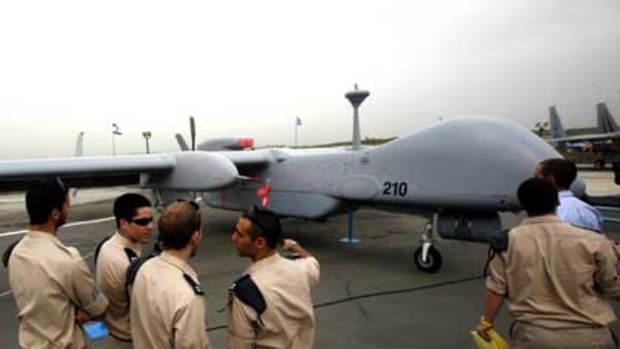 Israel unveils huge drones that can reach Iran