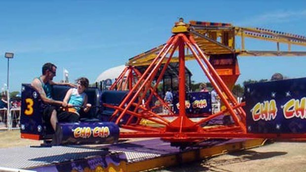 Girl flung from carnival ride as safety rail 'malfunctions'