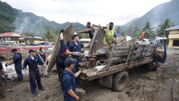 Focus in Samoa moves from rescue to survivor aid