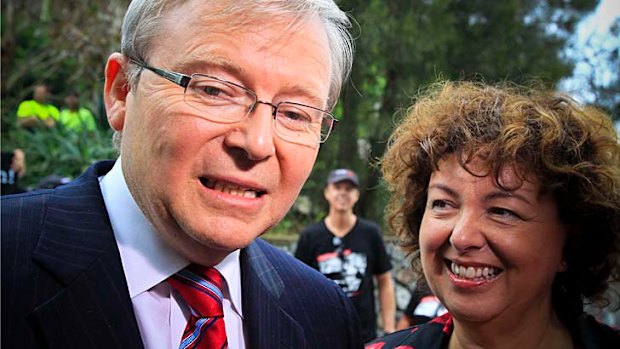 Rudd's wife ruffles his backers