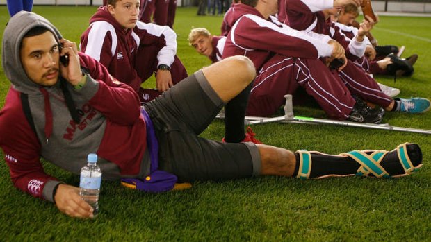 Yow Yeh confidant Andrew Croll explains grizzly ankle injury