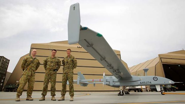 Drones are forces' eyes in the sky