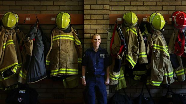 Candidate proves firefighting not just a man's job