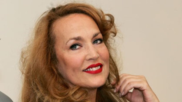 Jerry Hall in Perth for The Graduate