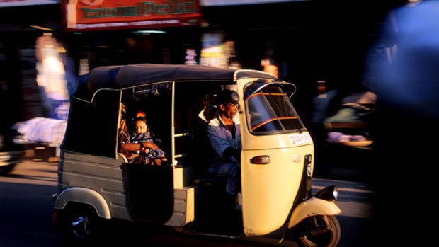 Rickshaws of the night