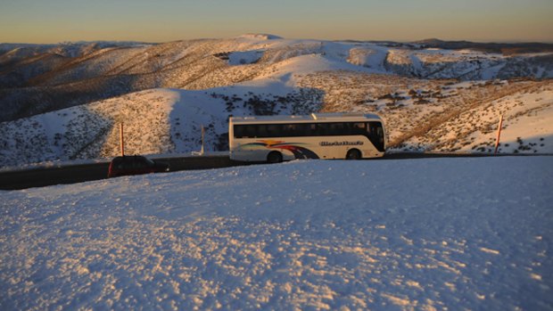 Snow bus proves hot trip