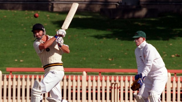 Helmets were designed when cricket was a side-on game