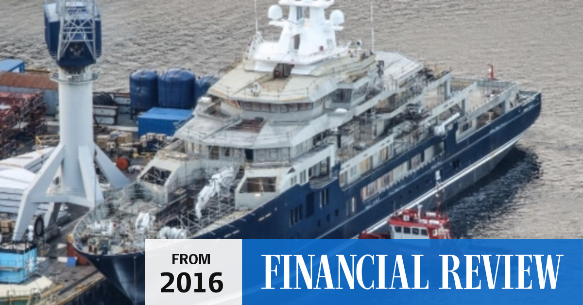 Finishing touches put to Graeme Hart's super-yacht