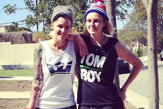 Wedding belles: Ruby Rose is engaged to Phoebe Dahl