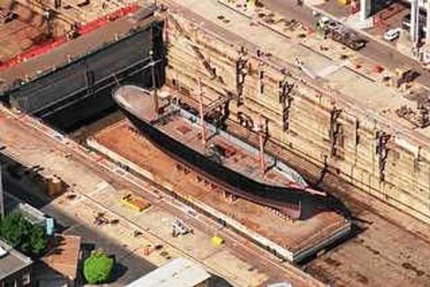Huge dry dock an important piece of history