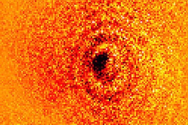 The smallest thing ever photographed?