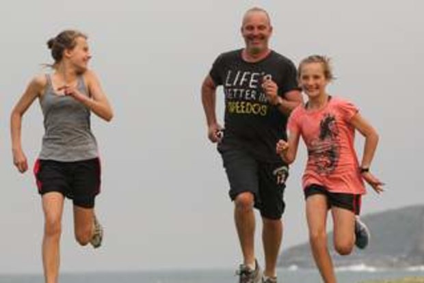 Children follow in the footsteps of parents on the run