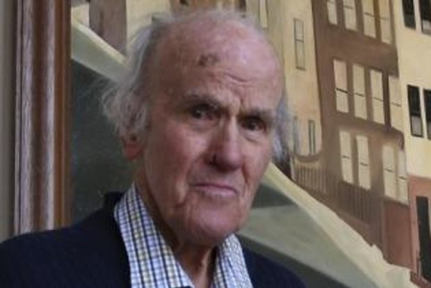 Australian artist Robert Dickerson still painting at age 90