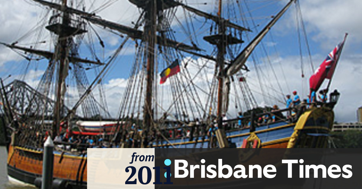 Historic ship arrives in Brisbane