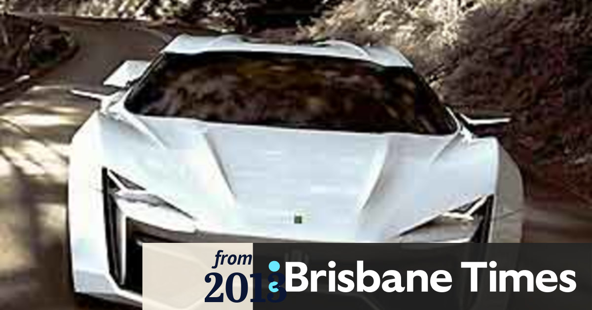 The supercar with diamond-encrusted headlights