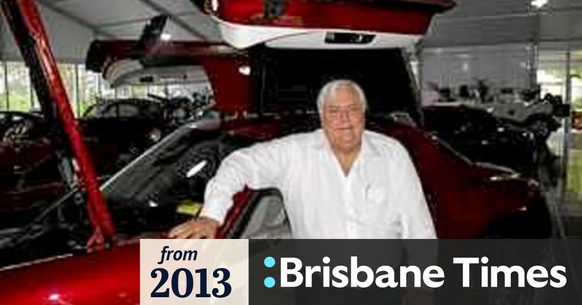 Clive Palmer shows off his multi-million dollar car collection