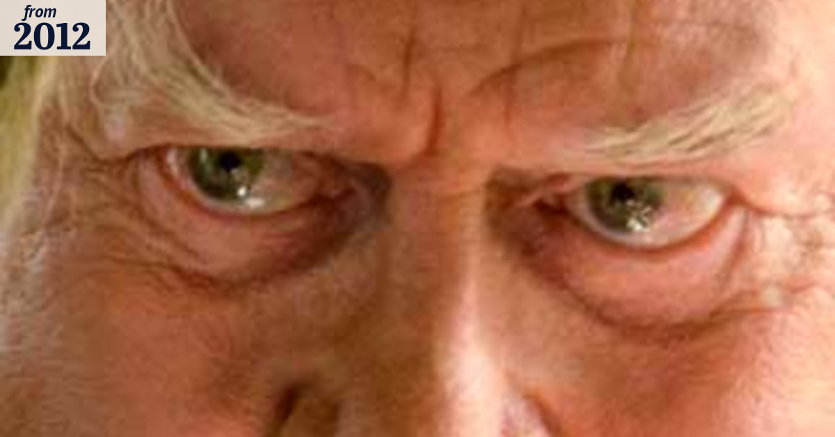 larry hagman eyebrows