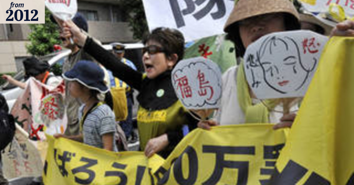 Japan nuclear fallout may cause 1300 cancer deaths