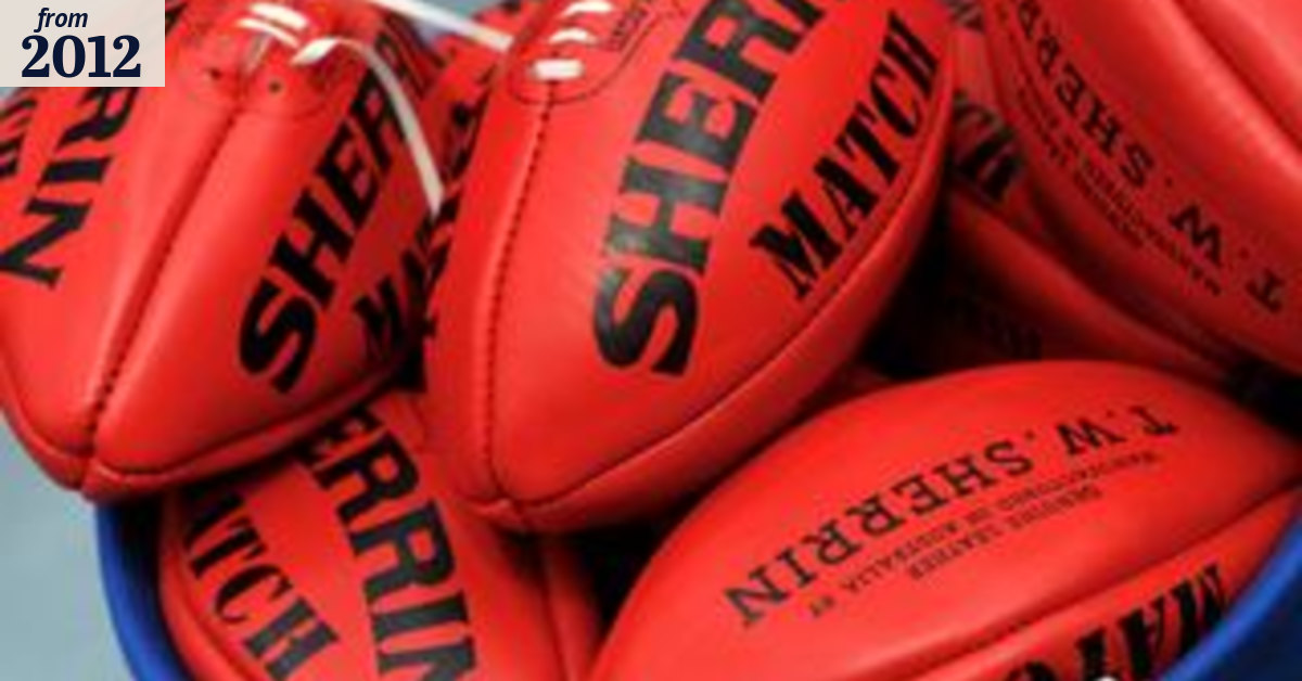 New Sherrin football factory.