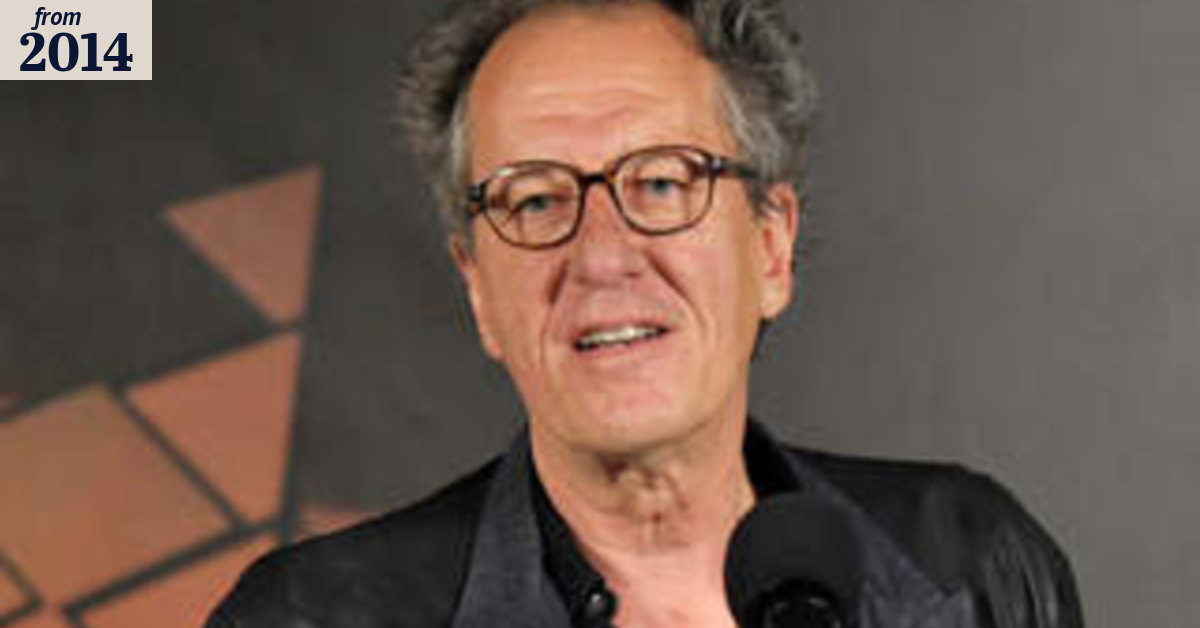 Geoffrey Rush honoured for contribution to theatre and film