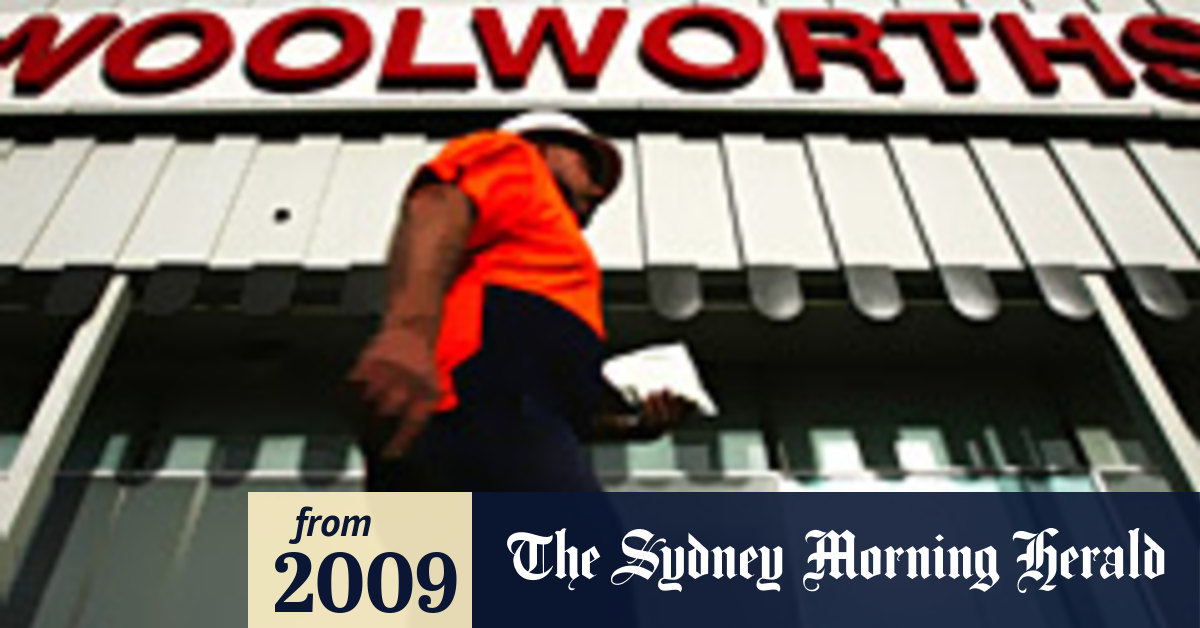 Cash registers keep on humming at Woolies