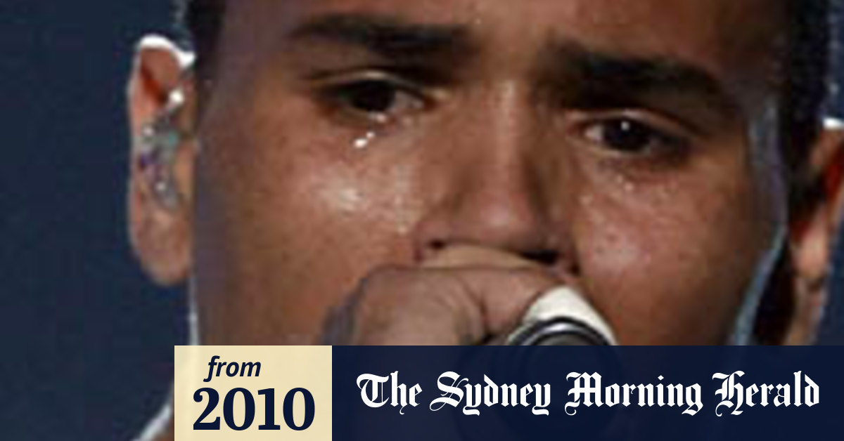 Chris Brown makes an emotional comeback