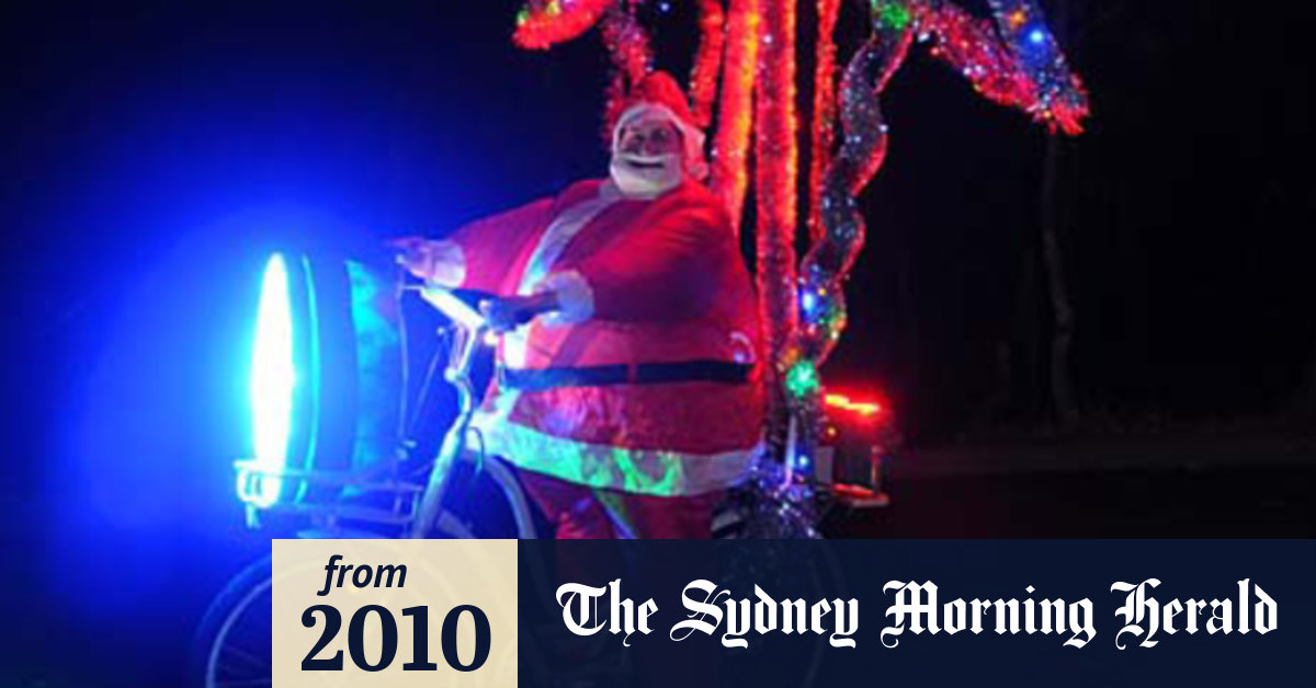 Dr Shock's electrifying Christmas display is visible from space