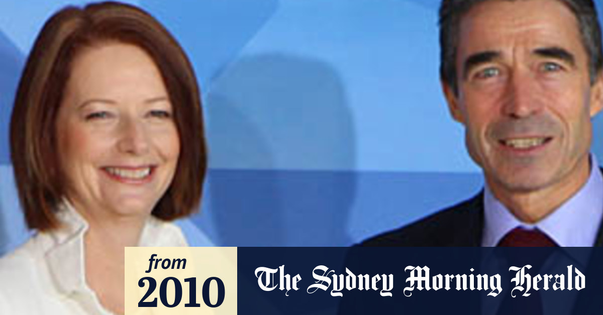 Gillard's first appearance on international stage as PM