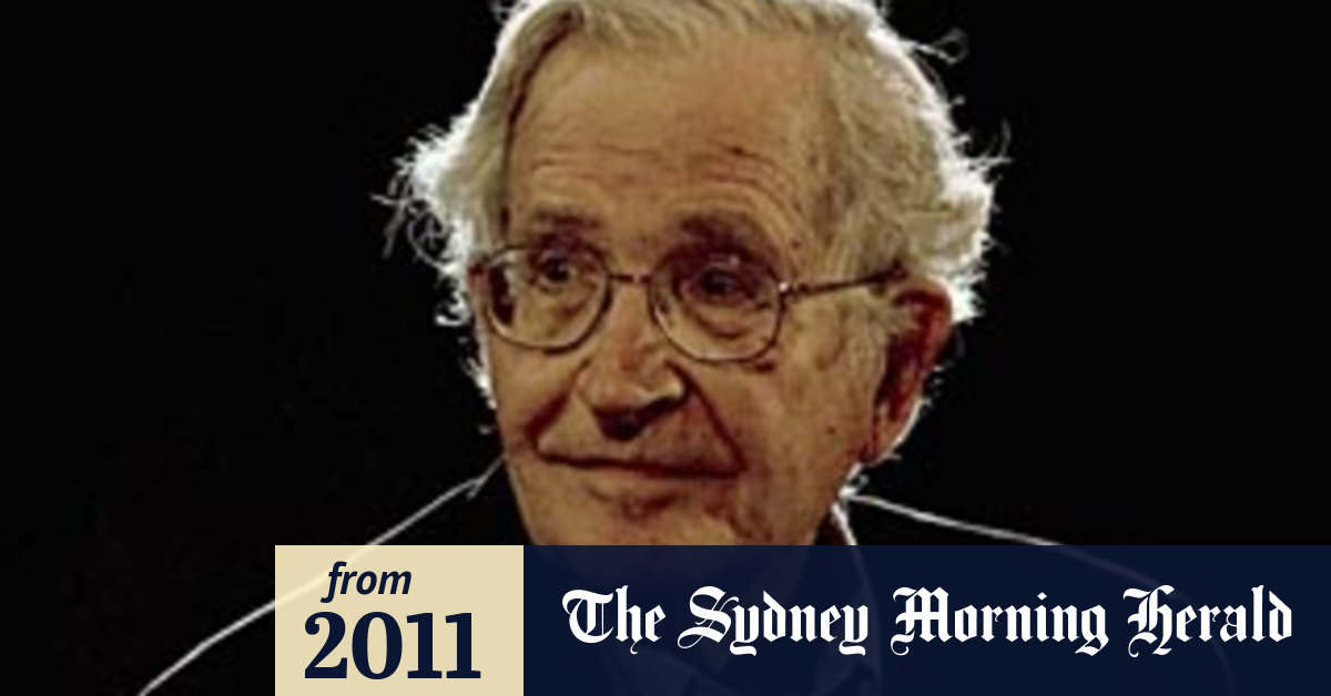 Controversy dogs Chomsky as he accepts Sydney Peace Prize