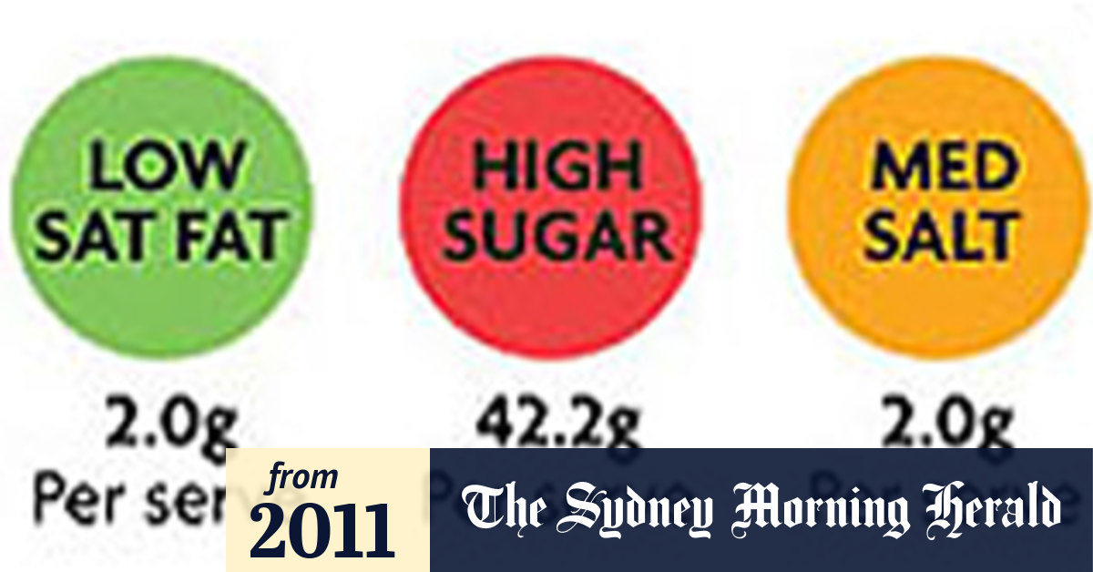 Traffic light labels fail to put brakes on bad food