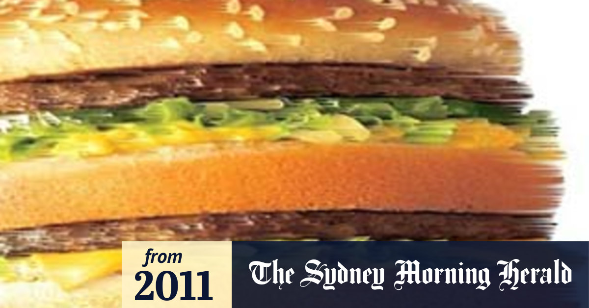 Fast food just got faster: Maccas' DIY burger