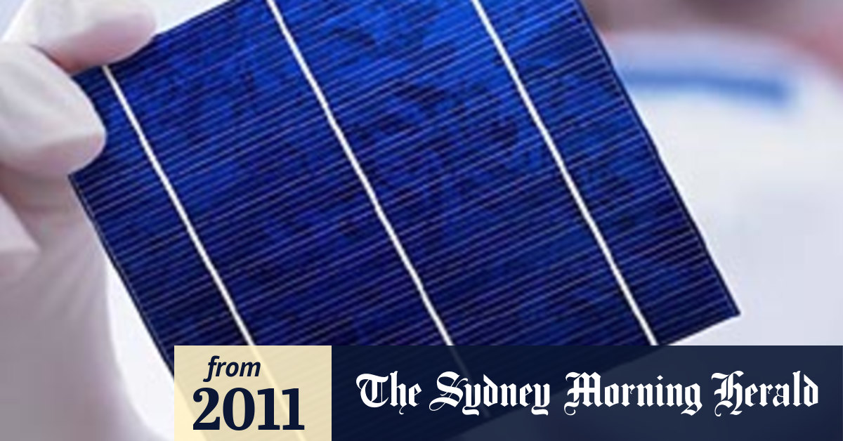 Improved solar cells may have their day in the sun