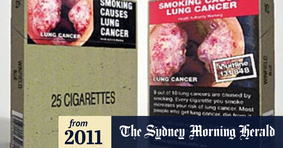 Seeing red over olive ciggie packs