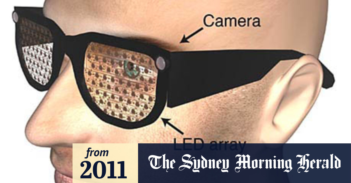 It's the eye-phone: bionic glasses bring hope for blind