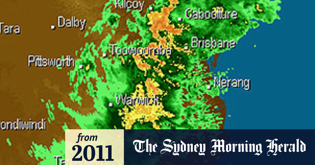 Brisbane storm tracker map
