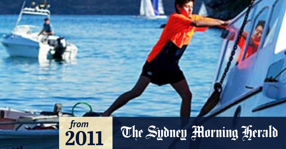 Man missing after boat hits buoy