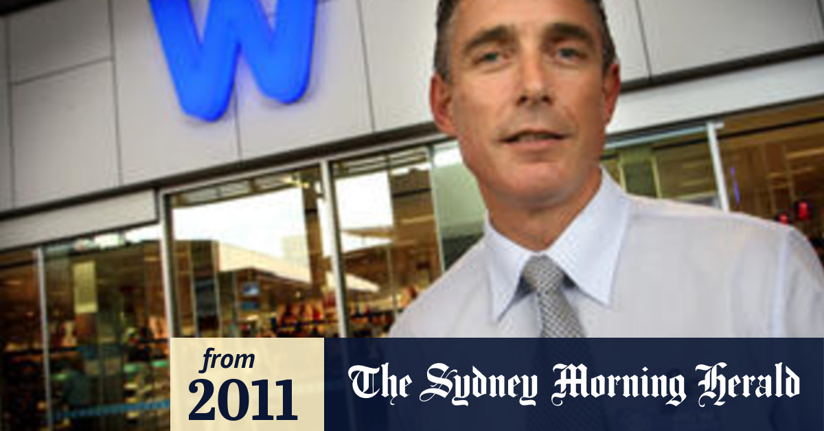 Woolworths executive calls it quits