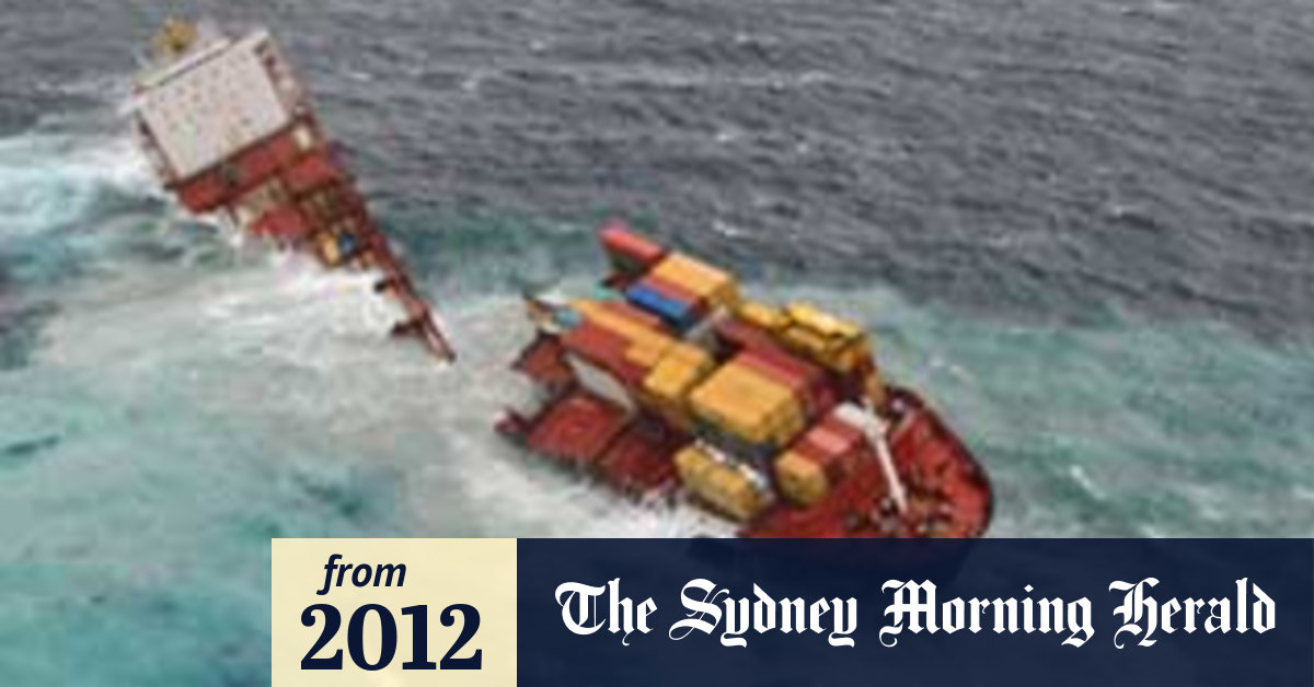 Hundreds of containers lost after ship breaks up