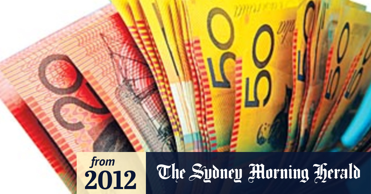 Australian wallets stuffed with cash